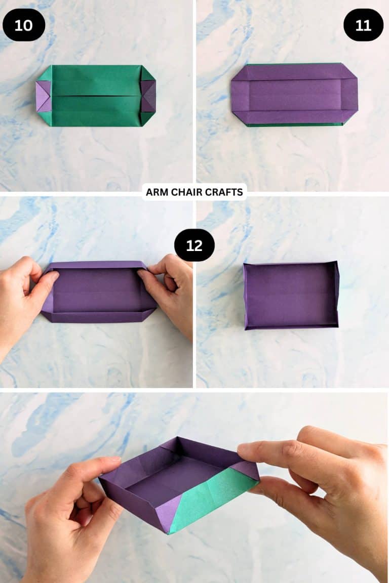How To Make An Easy Origami Tray | Arm Chair Crafts