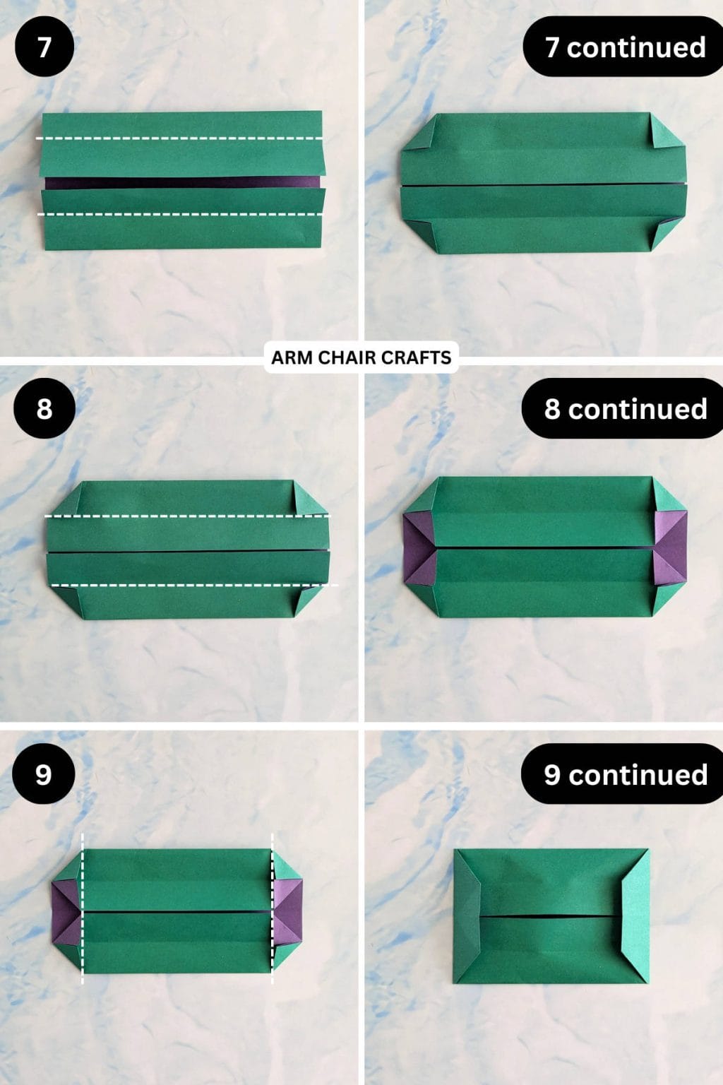 How To Make An Easy Origami Tray | Arm Chair Crafts